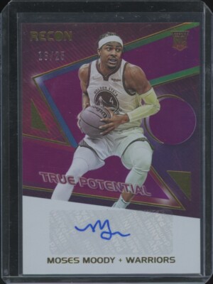 2021 Panini Recon #TPS-MSM Moses Moody /25 Near Mt or Better | eBay
