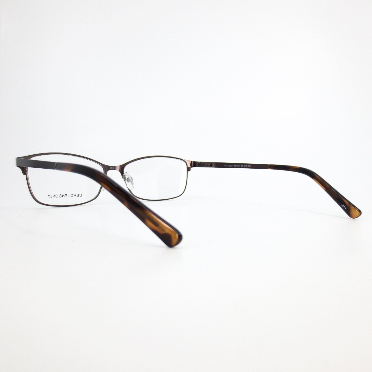 WM20201 Brown Rectangular Full Rim Eyeglasses Frame 56[]15 145 mm | eBay