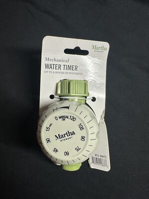 Martha Stewart Mechanical Water Timer for up to 2 Hours of Watering ...