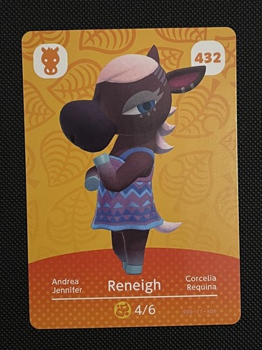 Carte Amiibo Animal Crossing 432 Jennifer Reneigh [EUR] Série 5 100% ...