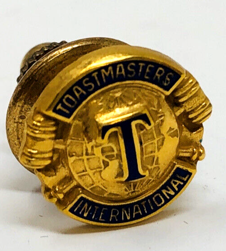 Vintage Toastmasters International TI Logo Nonprofit Organization Lapel ...