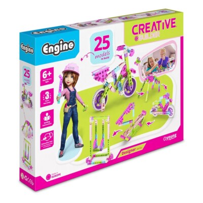 Engino Creative Builder Designer Models Set 25 Models Girl Kids Pretend ...