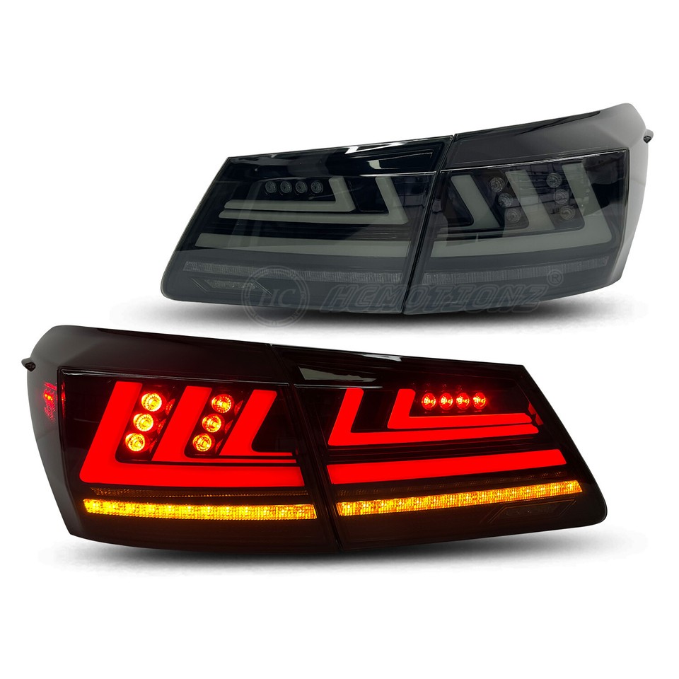 LED Tail Lights For Lexus ES350 ES 350 2007-2012 Smoked Rear Lamps ...