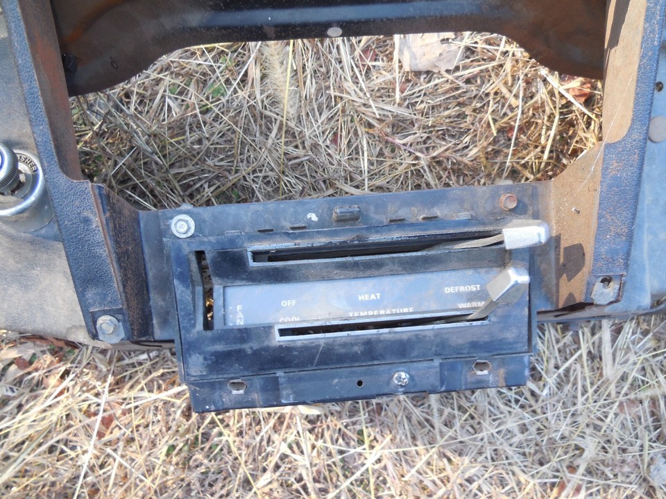Used Original 1969 Ford Mustang Metal Dash Asy Non Air w/o Pkg Lights ...