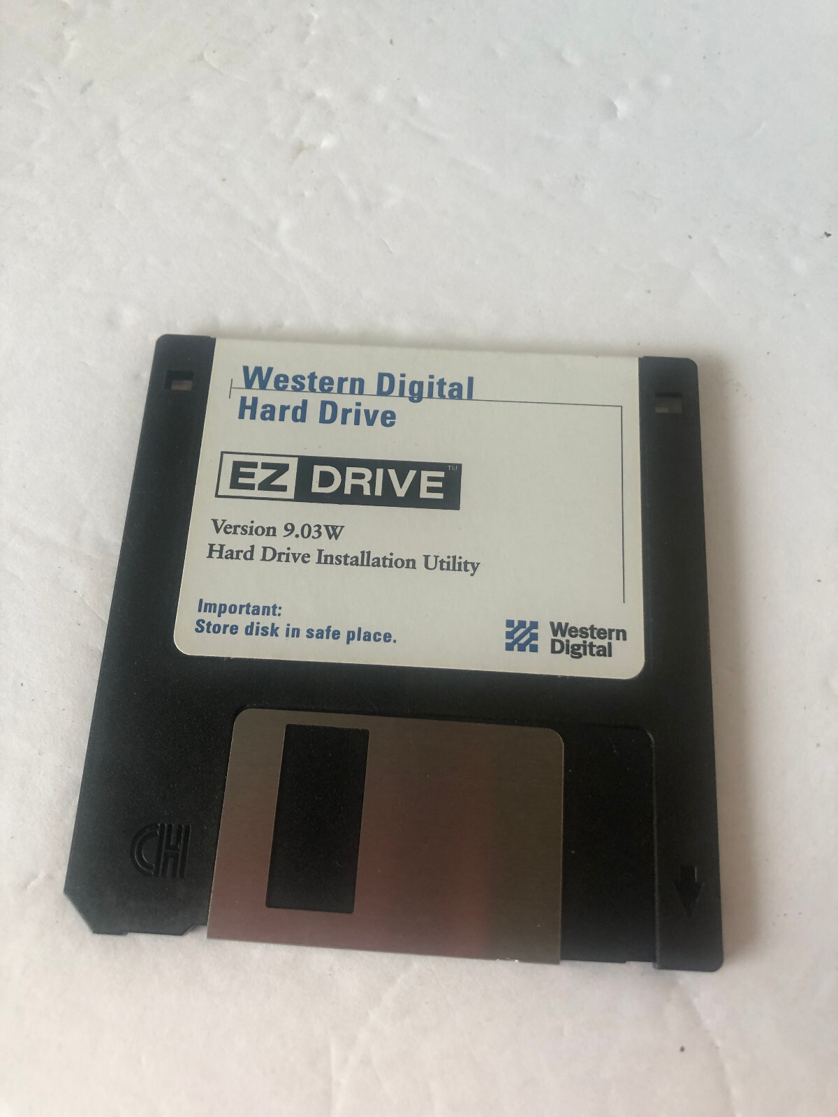VINTAGE Computer Software Western Digital EZ Drive 3.5" Floppy Disk # ...