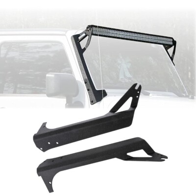 Upper Windshield Mounting Brackets for 52'' Straight Light Bar Brackets ...