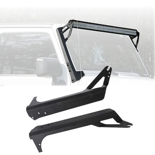 Upper Windshield Mounting Brackets for 52'' Straight Light Bar Brackets ...