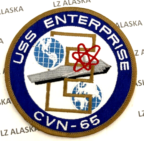 US NAVY USS ENTERPRISE CVN-65 4" PATCH (N9) | eBay