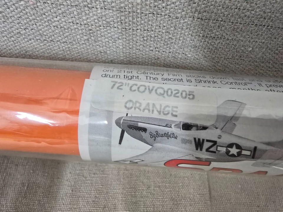 New Hanger 9 Coverite Space Age Film Covering - Orange | eBay