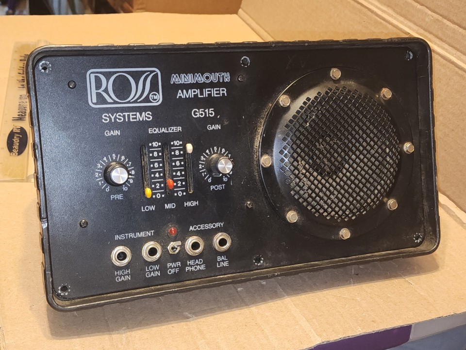 ROSS G515 MiniMouth Amplifier 15W Monitor/Amp Please Read Free-shipping ...