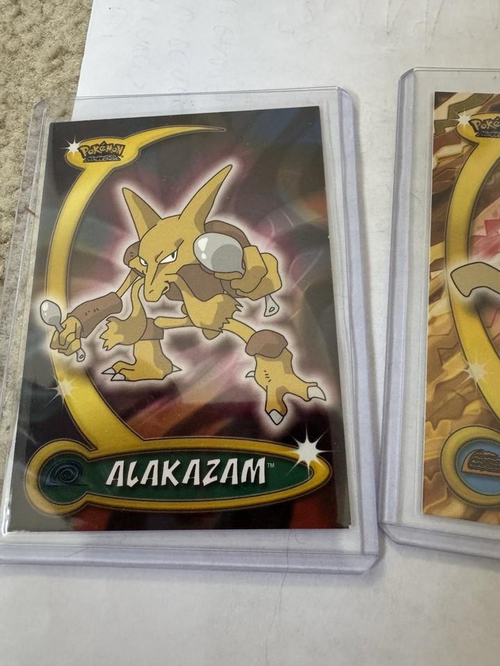 Pokemon Topps Advanced Challenge Set #2 Alakazam, #4 Baltoy, And #8 ...