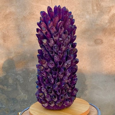 27.33LB New find purple phantom crystal quartz cluster mineral specimen ...