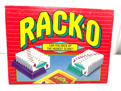 RACKO Card Game 1992 Parker Brothers Complete Factory Vintage | eBay