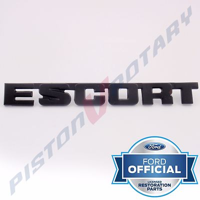 ESCORT Boot Lid Badge , New for FORD RS2000 MKII MK2 MK 2 Bootlid Trunk ...