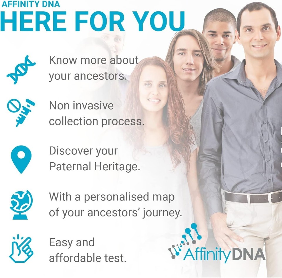 PATERNAL LINEAGE ANCESTRY DNA TESTING KIT | DISCOVER YOUR Y-STR ...