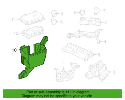 Mercedes Benz Genuine GL63 AMG GL550 GL350 GL450 2013-2016 Fuse Box ...