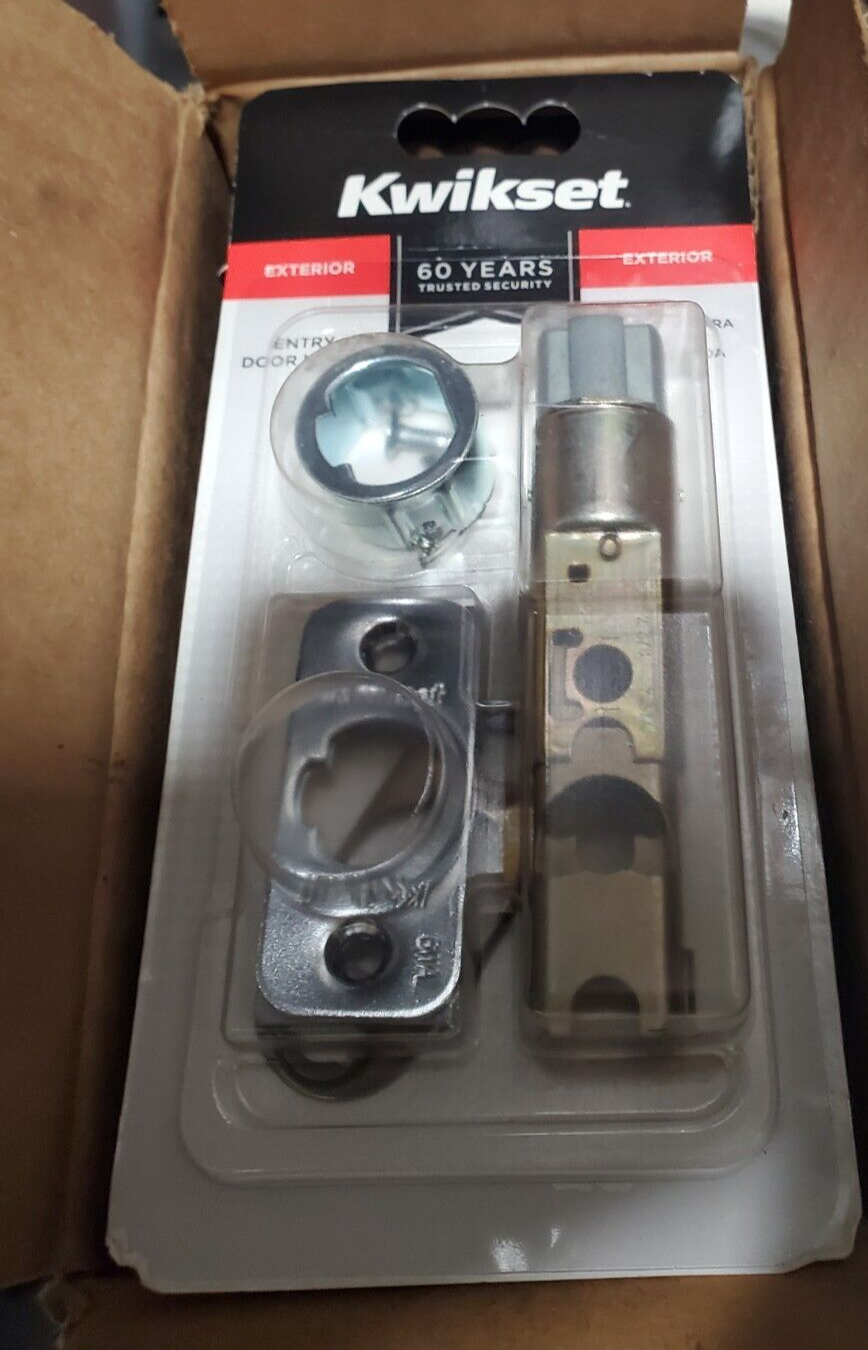 *6PACK* Kwikset Universal 6 Way Satin Chrome Adjustable Deadlatch 19841 ...