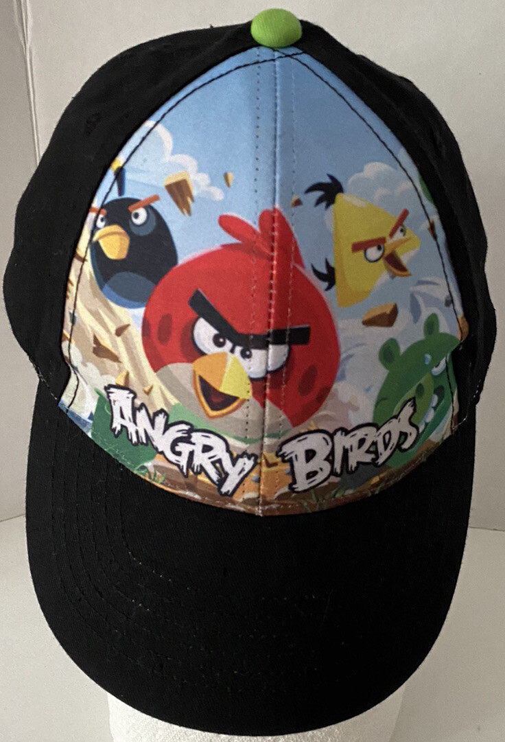 Angry Birds Ball Cap, Kids Size, Hook & Loop Back, Polyester Front ...