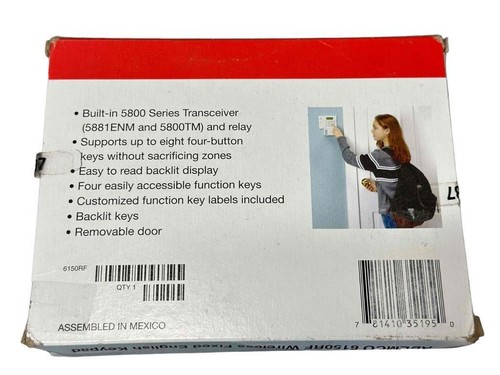 Honeywell 6150RF Wireless Fixed English Keypad with Integrated ...