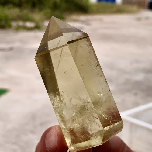 97G Natural citrine Smoke Quartz obelisk mineral specimen crystal | eBay