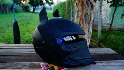 Custom Batman Motorcycle Helmet