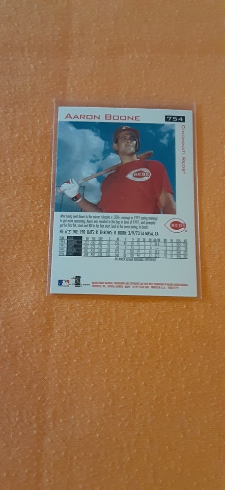 Aaron Boone "ROOKIE CARD" 1997 Fleer Baseball | eBay