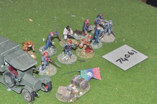 28mm WW1 / VBCW - very british civil war truck & 10 figs - inf (74061 ...