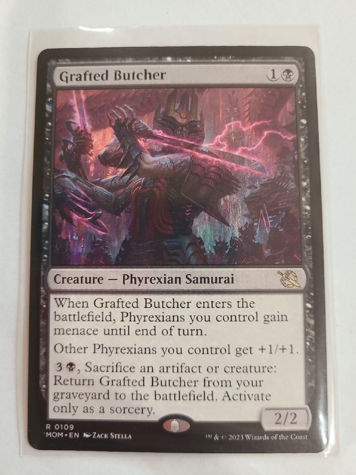 MTG Grafted Butcher March of the Machine 0109 Regular Rare | eBay
