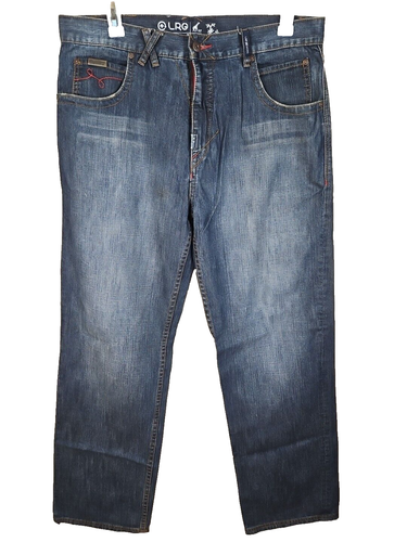 LRG Jeans Lifted Research Group Grass Roots Mens 36X34 Baggy Wide Leg ...