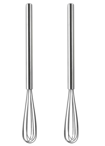 Mini Whisks Set Of 2 Stainless Steel Small Whisks Tiny Balloon Wire ...