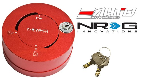 NRG Quick Release Key Lock System Matt Red - Gen1 Gen2 Gen2.5 Gen2.8 ...
