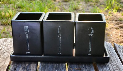 Pier 1 Imports Kitchen Utensils Caddy | eBay