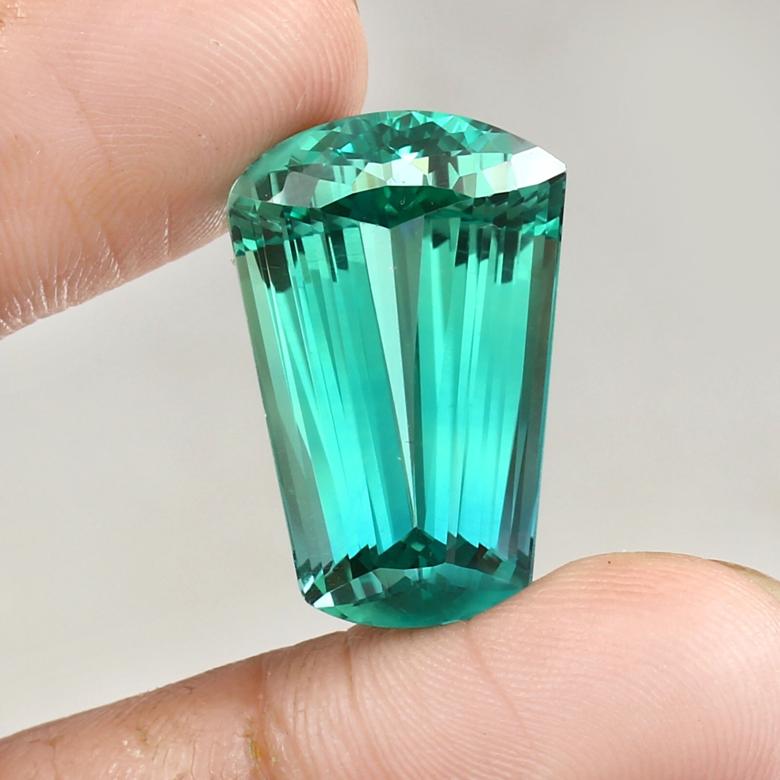 Naturel sans Défaut Ceylan Bicolore Parti Saphir Libre Chic Coupe Gemme ...