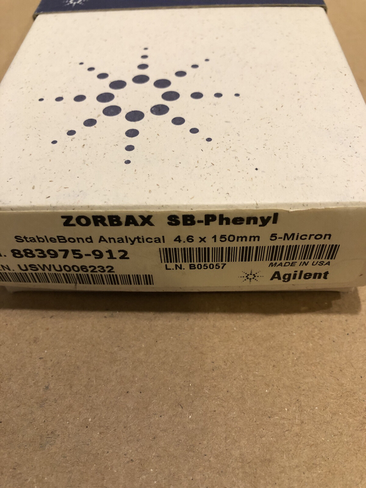 Brand New HPLC column Agilent Zorbax SB-Phenyl 5 um 4.6x150 mm | eBay