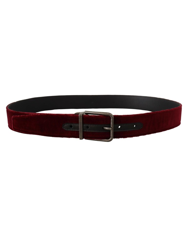 Dolce & Gabbana Men's Velvet Belt - Belts - Maroon -Size 90 | eBay