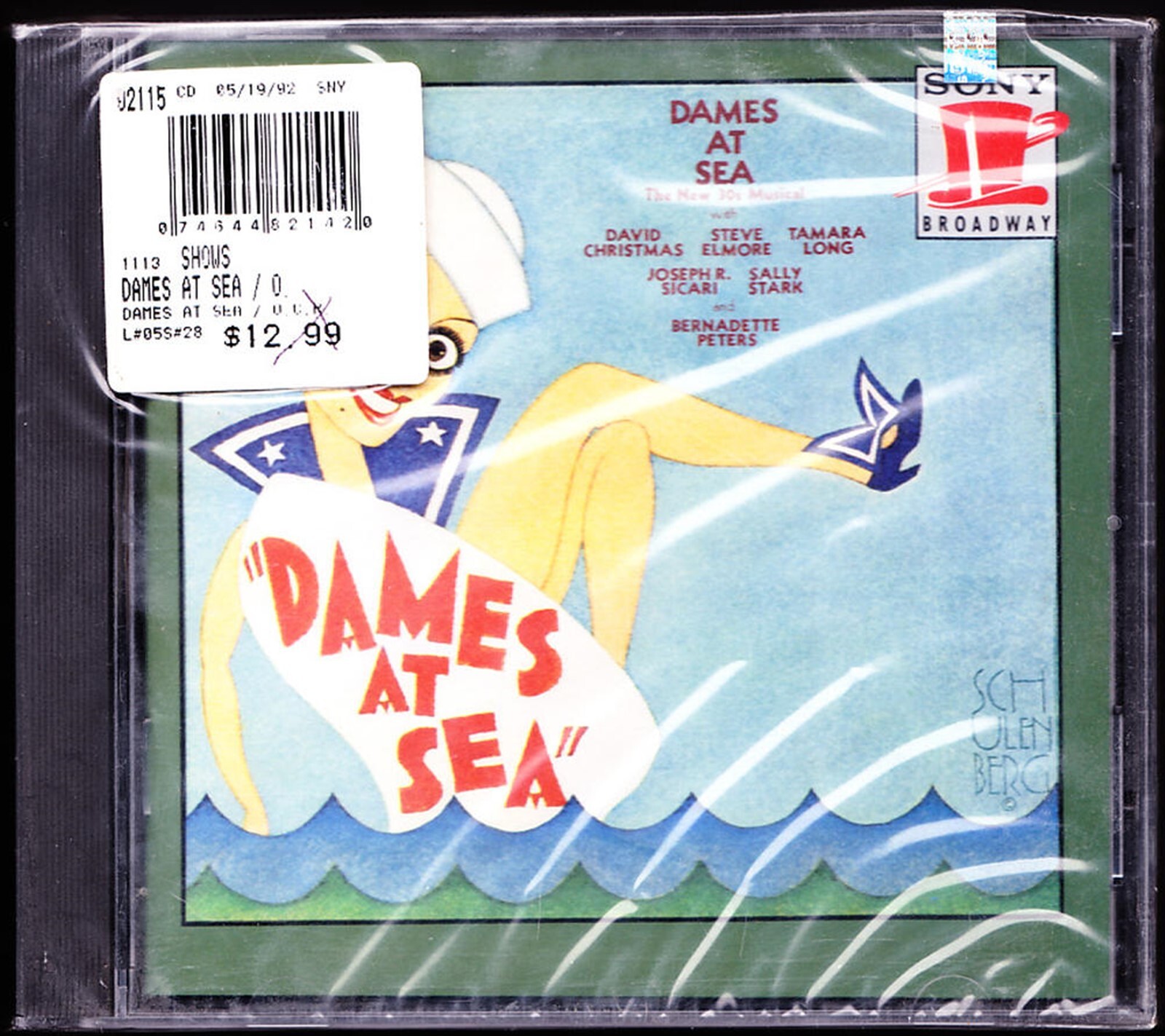 Dames at Sea CD Off-Broadway Musical Cast New! Sealed - Bernadette ...