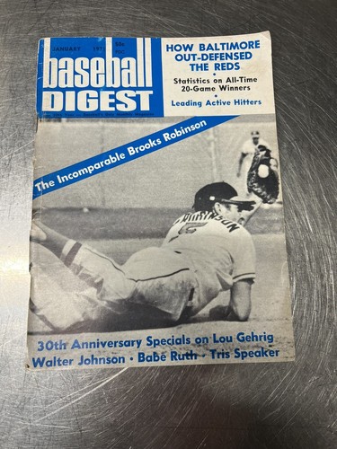 BASEBALL DIGEST ~ Jan. 1971 ~ Orioles Brooks Robinson | eBay