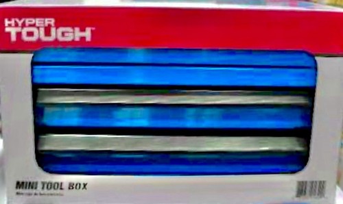 Hyper Tough Mini Metal Toolbox - Blue | eBay