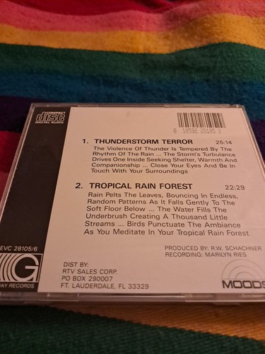 Thunderstorm Terror & Tropical Rain Forest Enironmental Sounds FOR Relaxation CD 105922810529| eBay