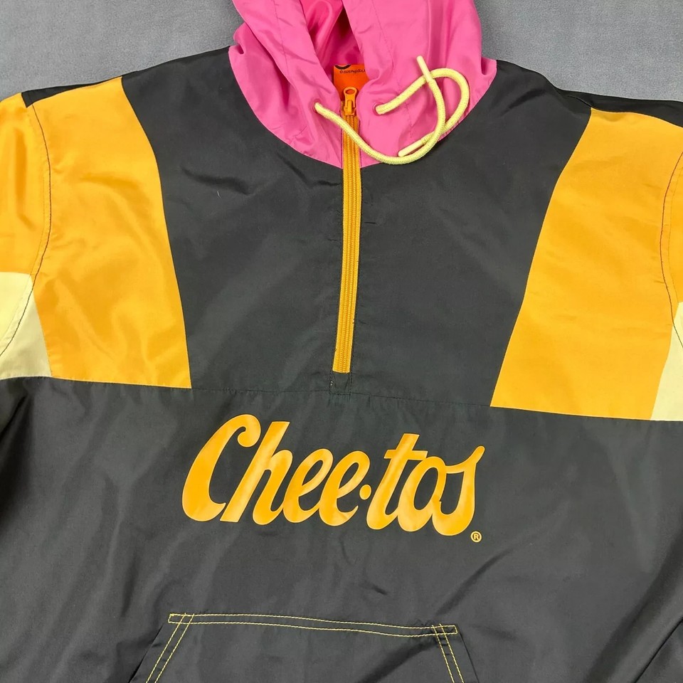 Cheetos Windbreaker Hoodie Men's XL Chester Cheetah Basketball Jacket ...