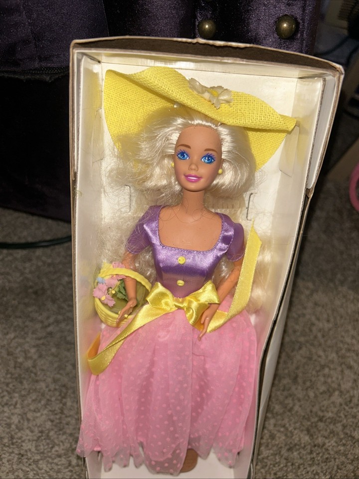 Spring Blossom Barbie Doll Blonde Avon Special Edition Mattel 1995 | eBay