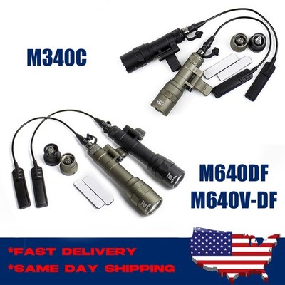Tactical M640DF M340C LED Weaponlight Offset Side Flashlight W/ Remote ...
