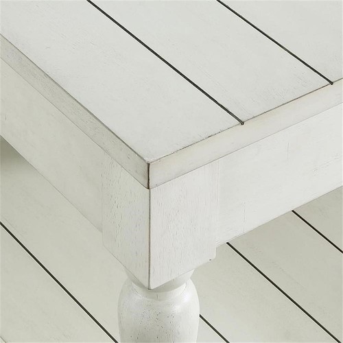 Steve Silver Hemingway White Alabaster End Table | eBay