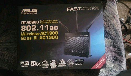 ASUS RT-AC68U Wireless-AC1900 Dual Band Gigabit Router - Boxed -*NEW ...