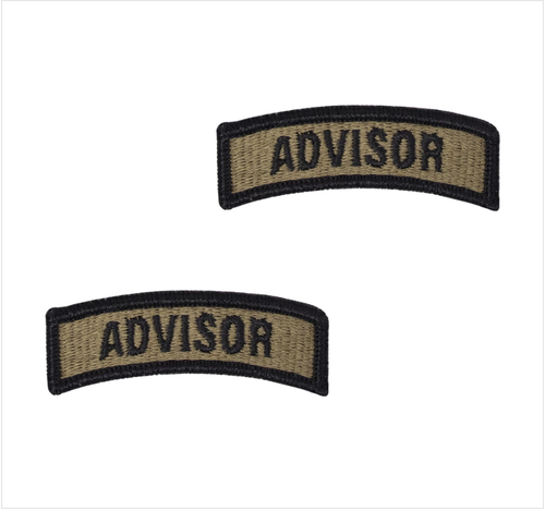 GENUINE U.S. ARMY TAB: ADVISOR - EMBROIDERED ON OCP | eBay