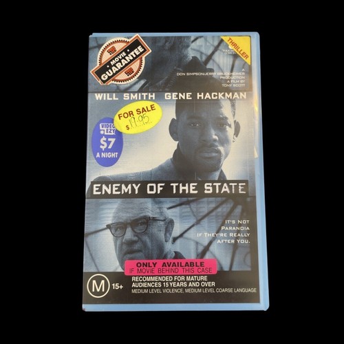 Enemy Of The State - VHS - Ex Rental With Price Sticker For Rental ...
