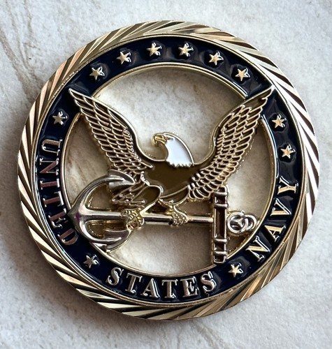 Challenge Coin U.S. NAVY EAGLE CUT OUT CHALLENGE COIN | eBay