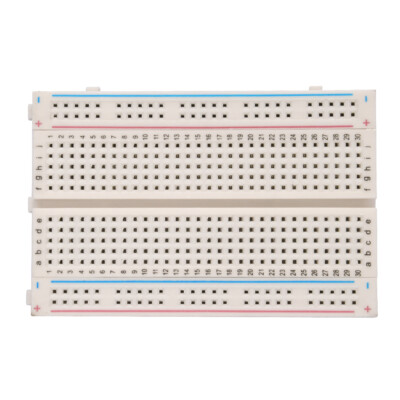 Mini Universal Solderless Breadboard 400 Contacts Tie-points Available ...