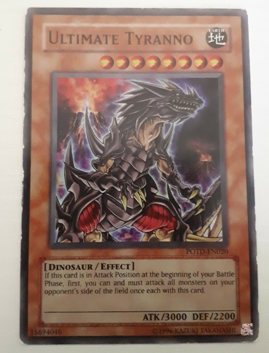 Yu-Gi-Oh! - Ultimate Tyranno - POTD-EN020 - Super Rare - Unlimited ...