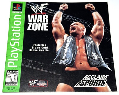 ️ WWF War Zone Greatest Hits PS1, PlayStation 1, PSOne Video Game ...